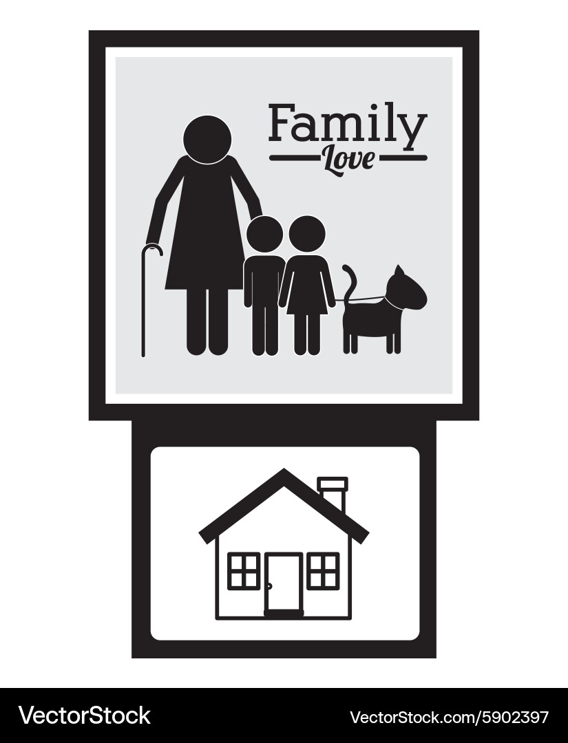 Family design Royalty Free Vector Image - VectorStock