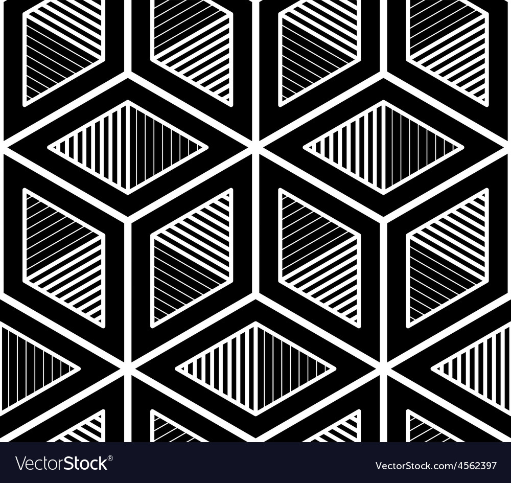 Graphic seamless abstract pattern regular Vector Image