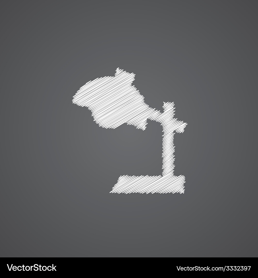 Reading-lamp sketch logo doodle icon Royalty Free Vector
