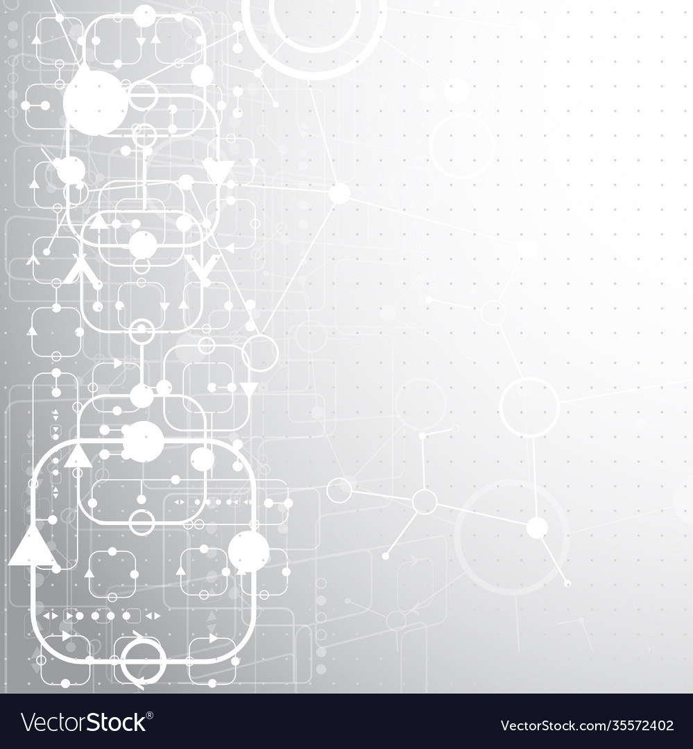 Abstract technological background Royalty Free Vector Image