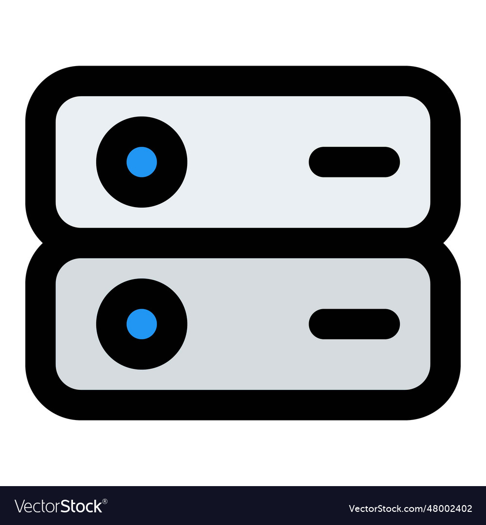 Data leak from the server database Royalty Free Vector Image