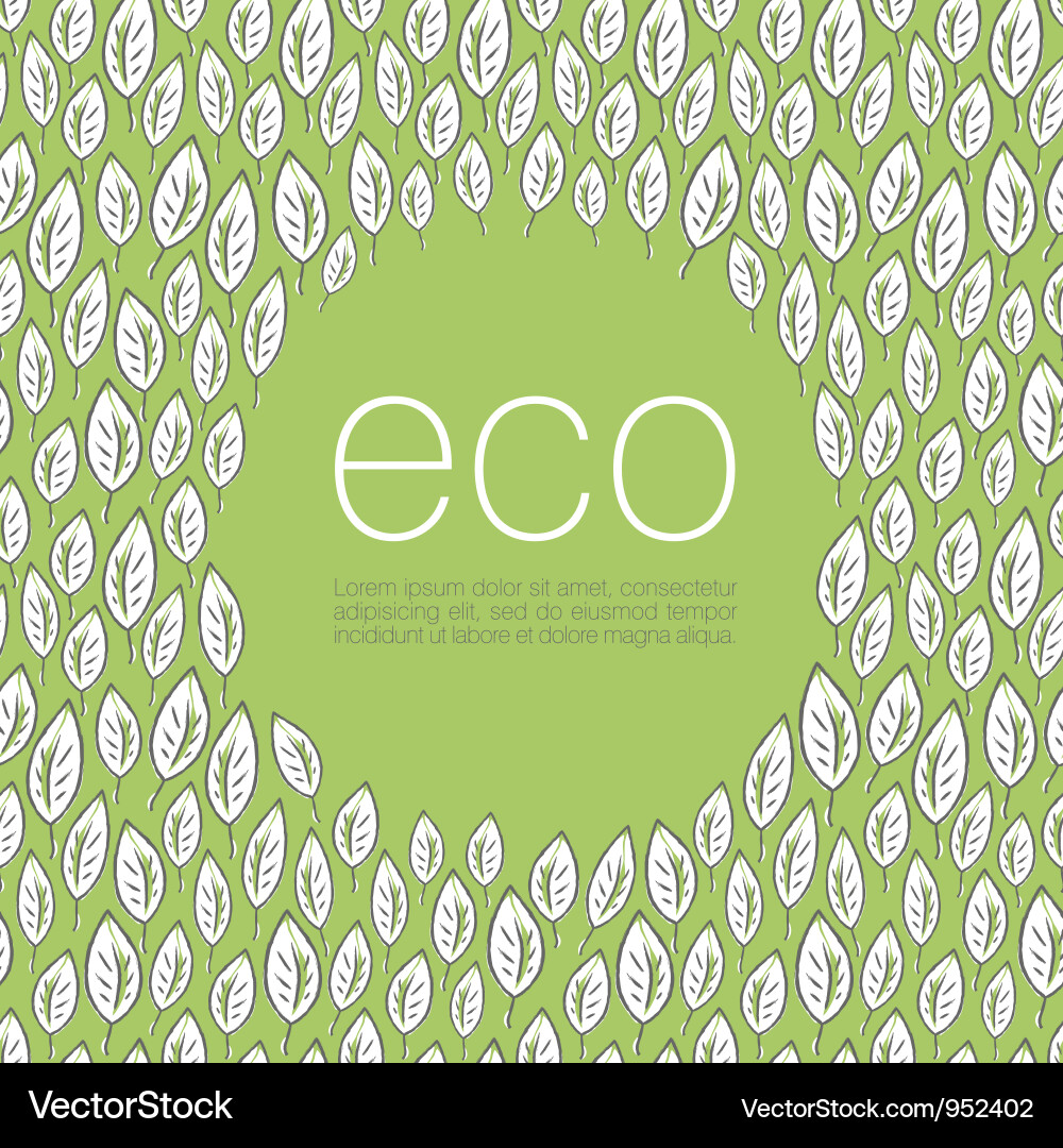 Ecology poster background Royalty Free Vector Image