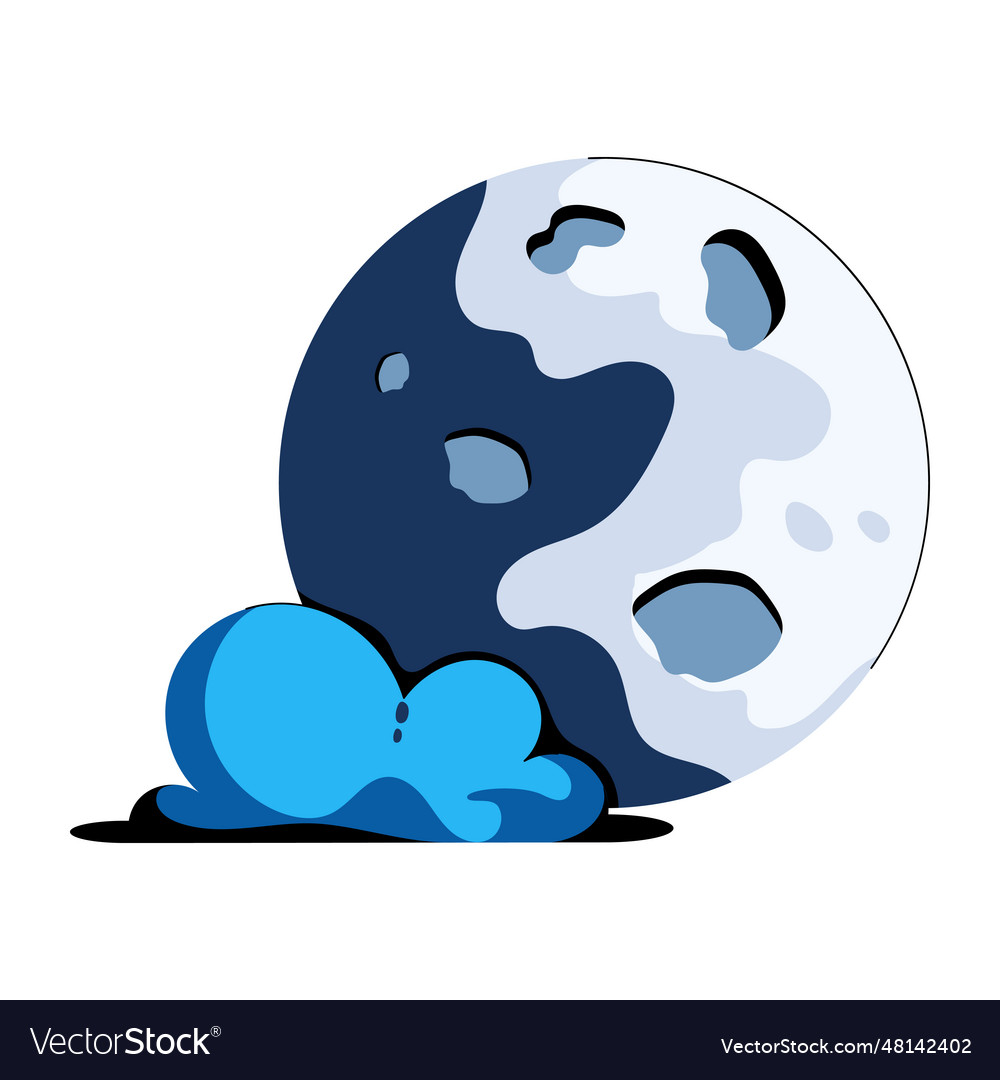 Midnight Royalty Free Vector Image - VectorStock