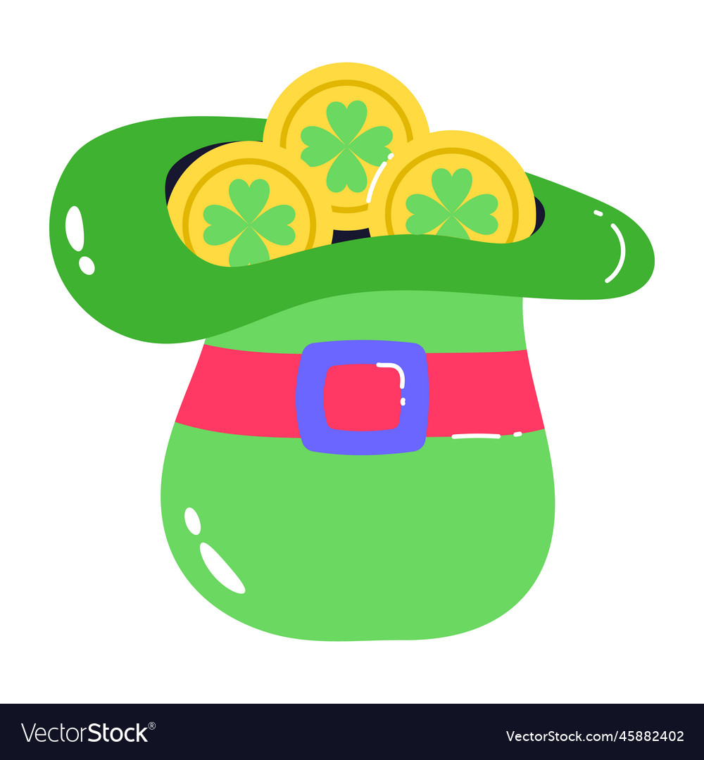 Patrick hat Royalty Free Vector Image - VectorStock