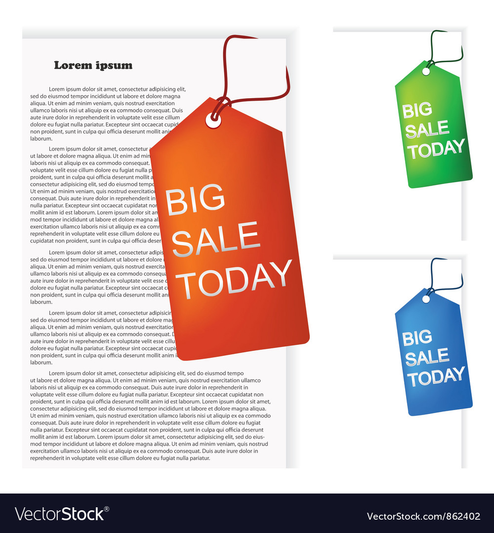 Tag Royalty Free Vector Image - VectorStock