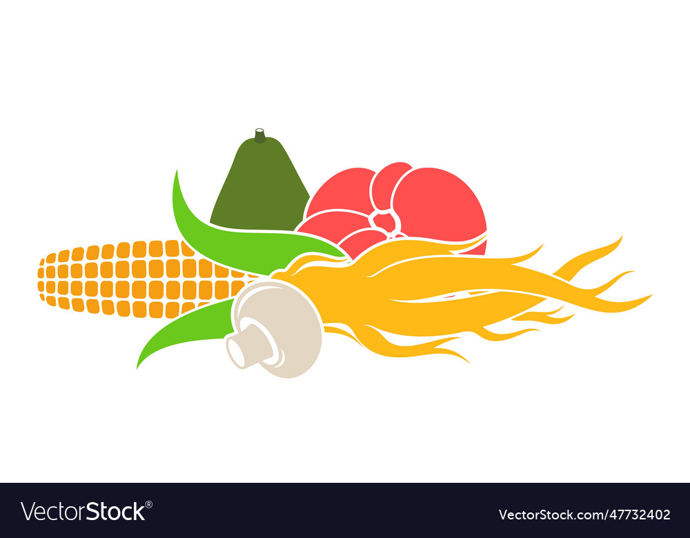 Vegetable Royalty Free Vector Image - VectorStock