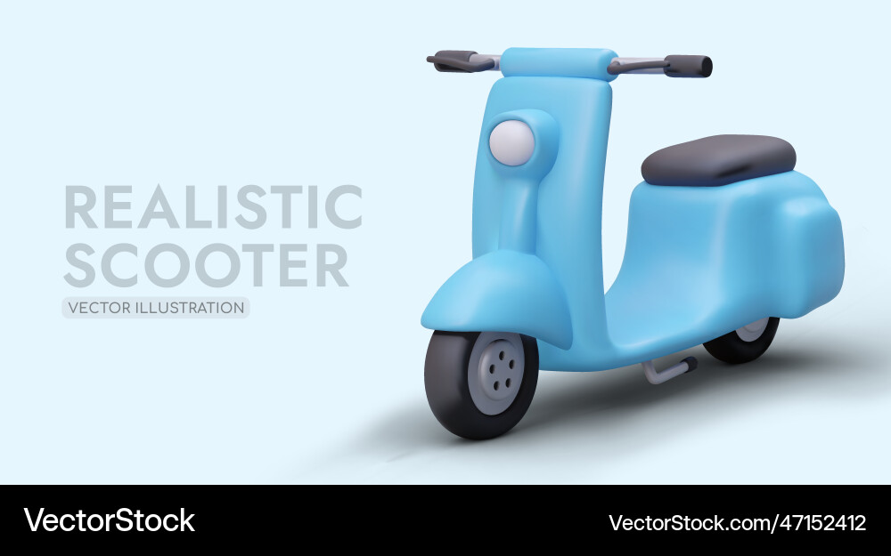 Advertising poster for electronic transport Vector Image