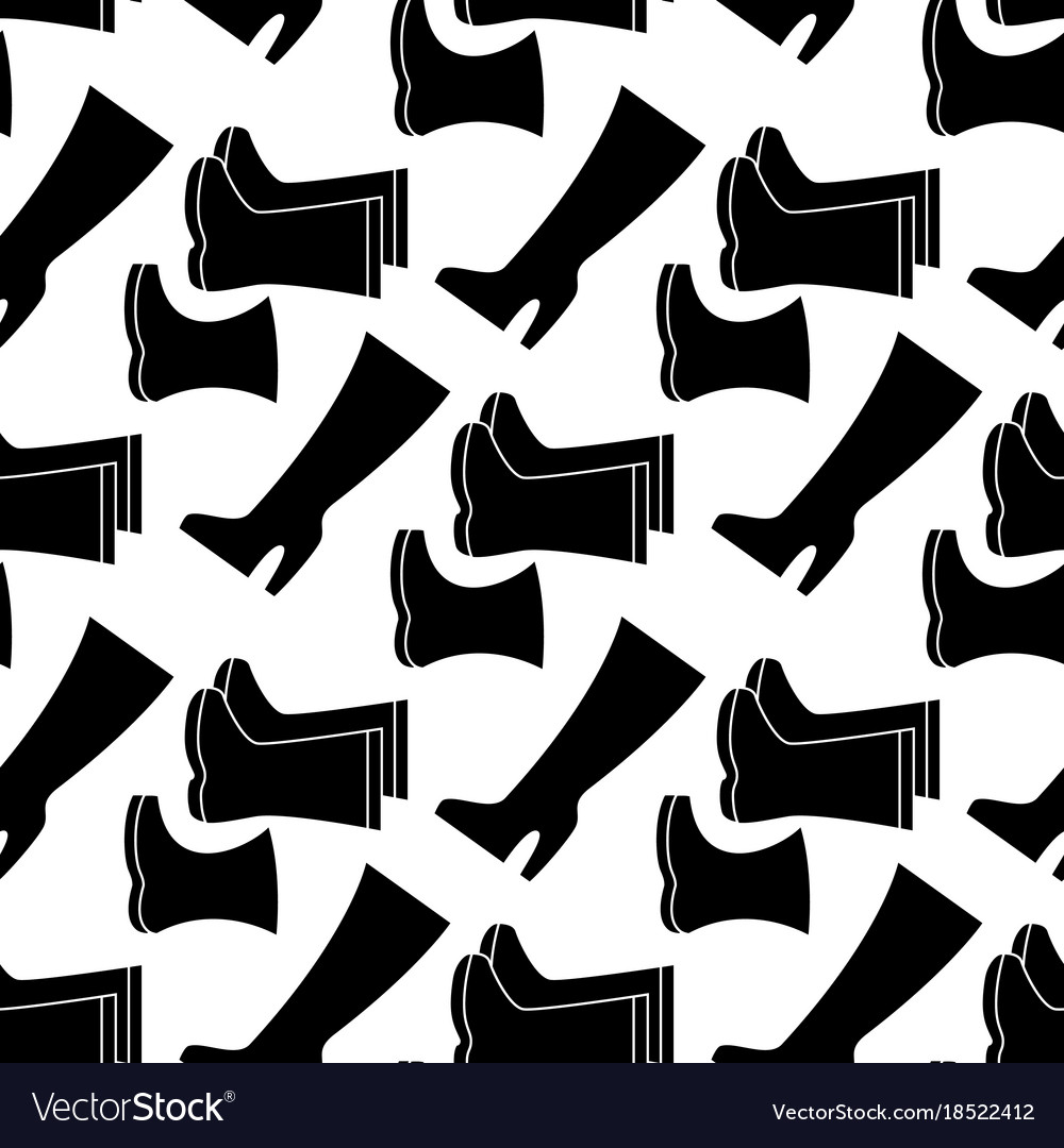 Shoe seamless pattern Royalty Free Vector Image