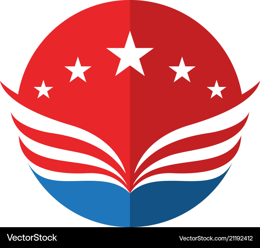 Wing logo symbol for a professional designer Vector Image