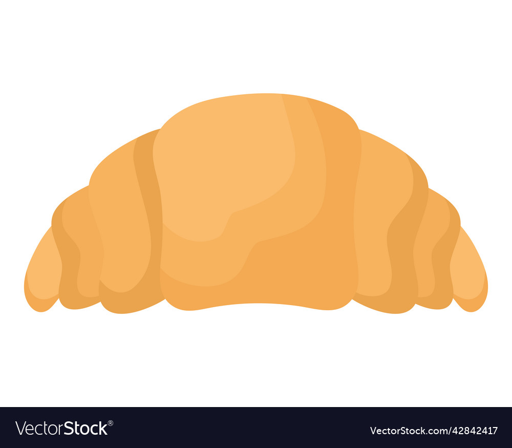 Big croissant design Royalty Free Vector Image Big croissant design Royalty Free Vector Image