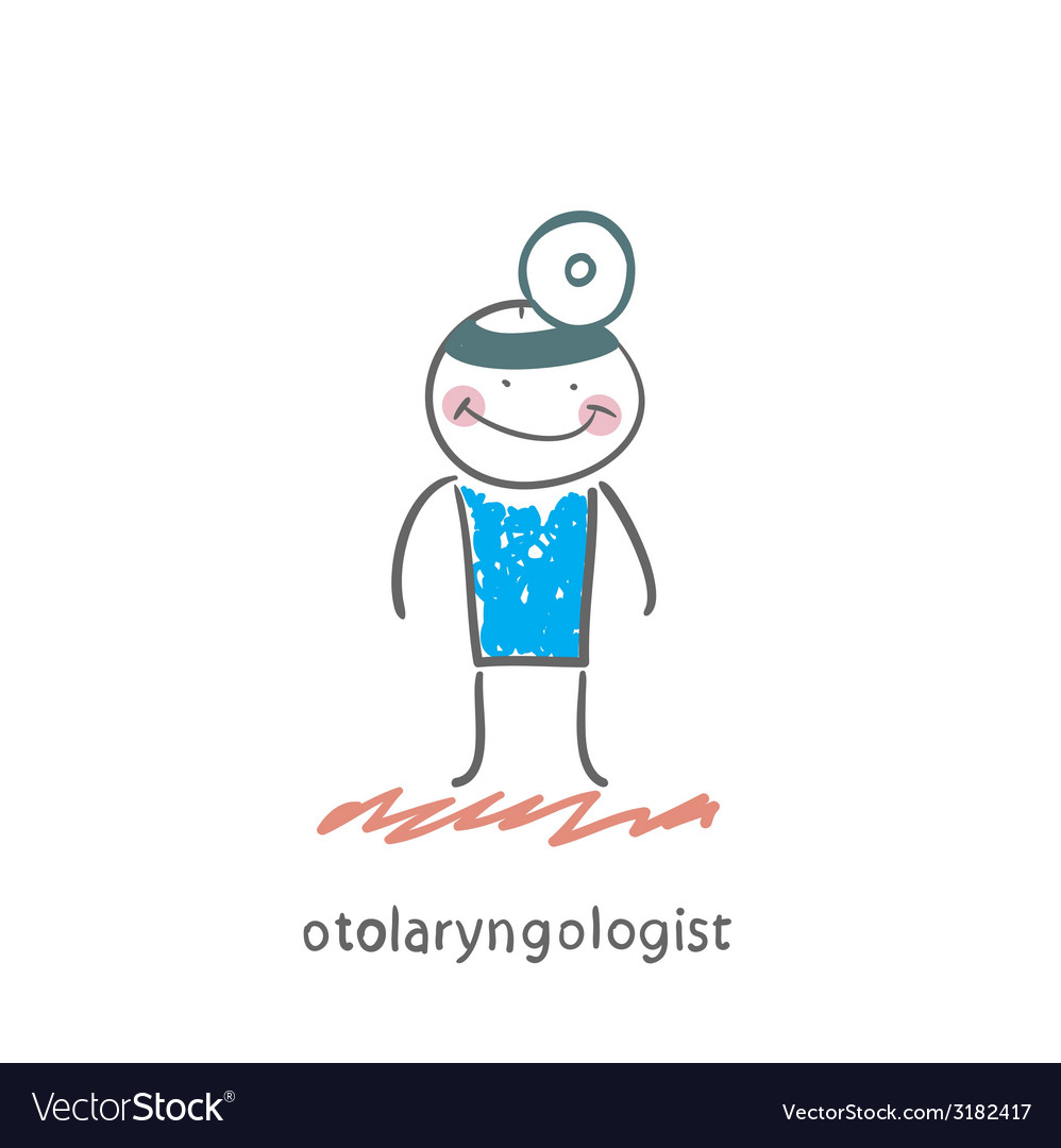 Otolaryngologist Royalty Free Vector Image - VectorStock