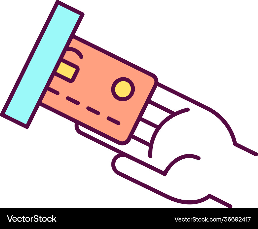 Sufficient lighting rgb color icon Royalty Free Vector Image