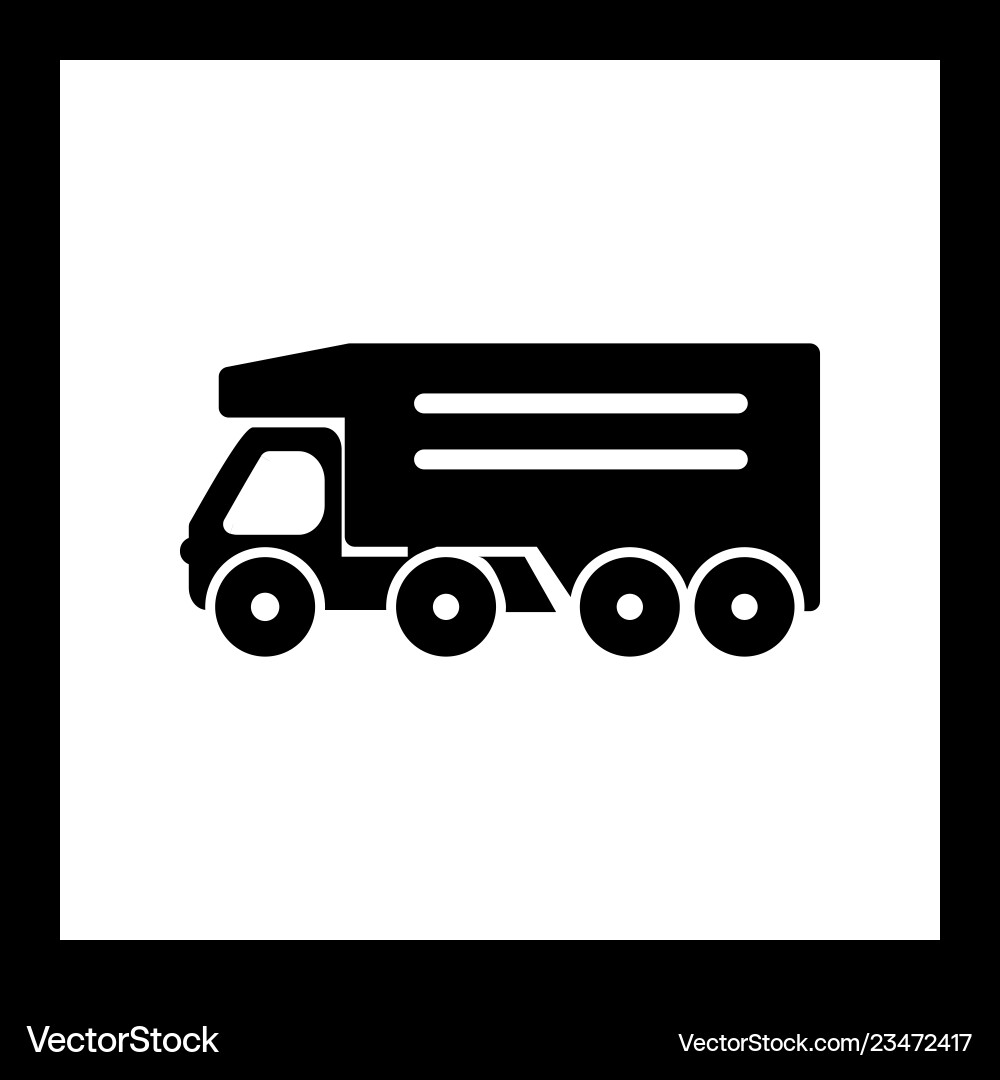 Tipper truck icon Royalty Free Vector Image - VectorStock