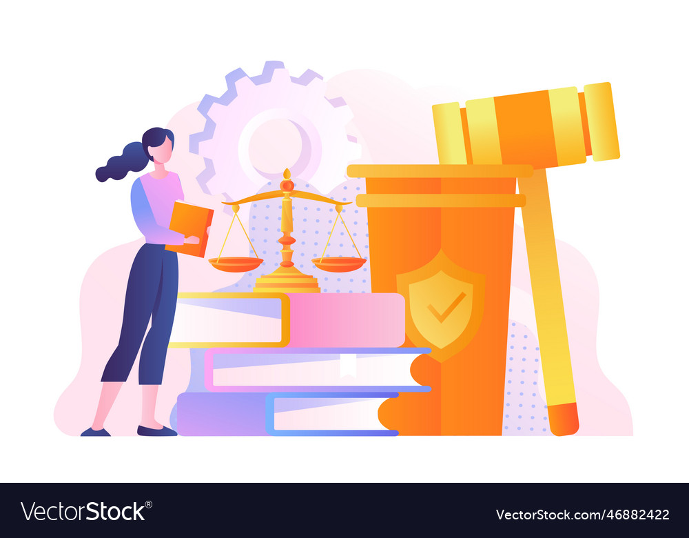 Concept of justice Royalty Free Vector Image - VectorStock