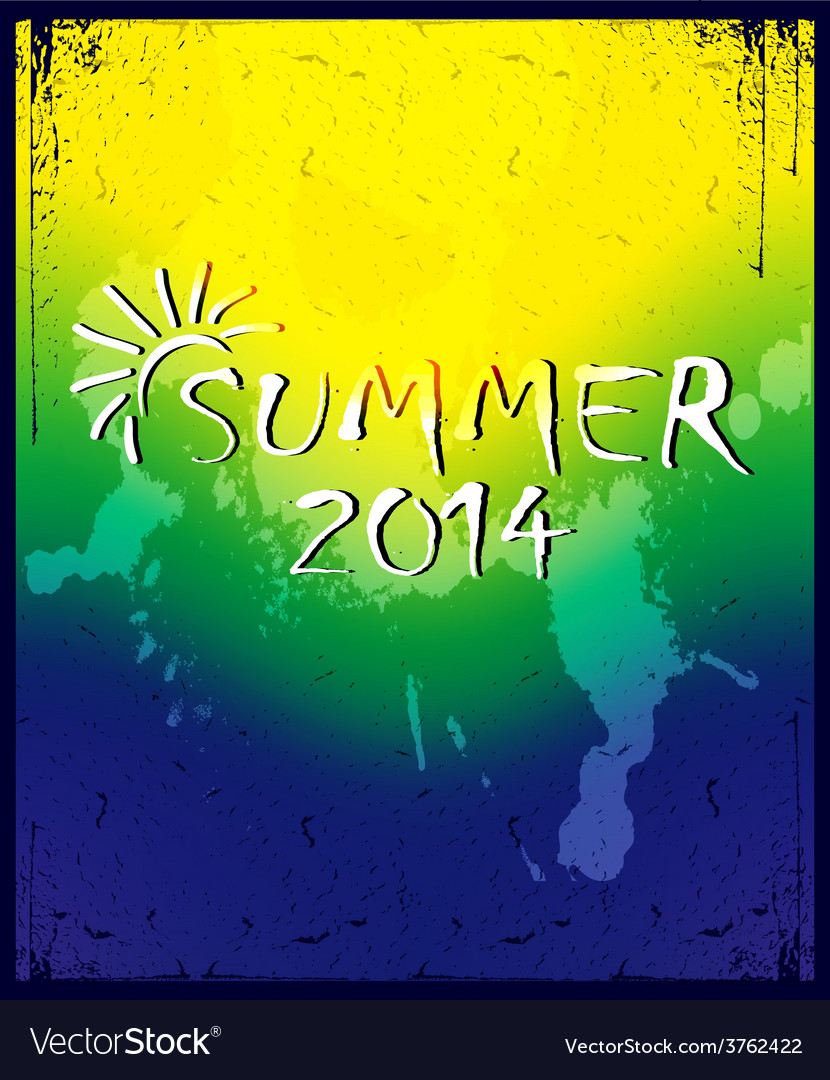 Summer time background Royalty Free Vector Image