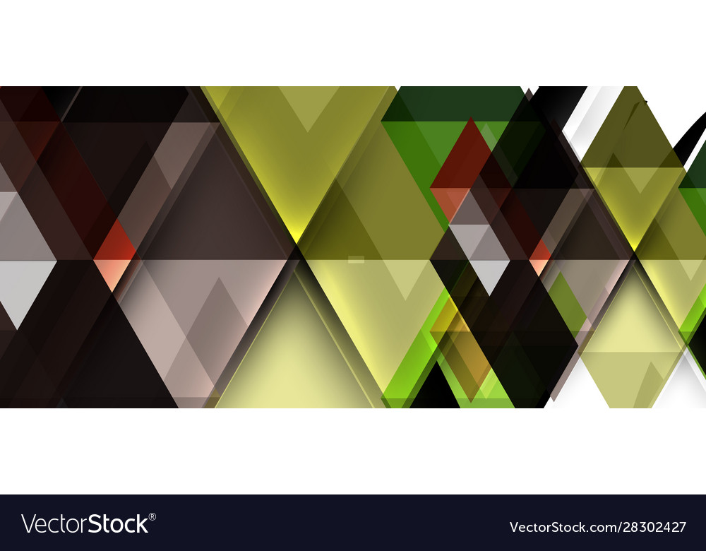 Abstract triangle pattern colorful backdrop Vector Image