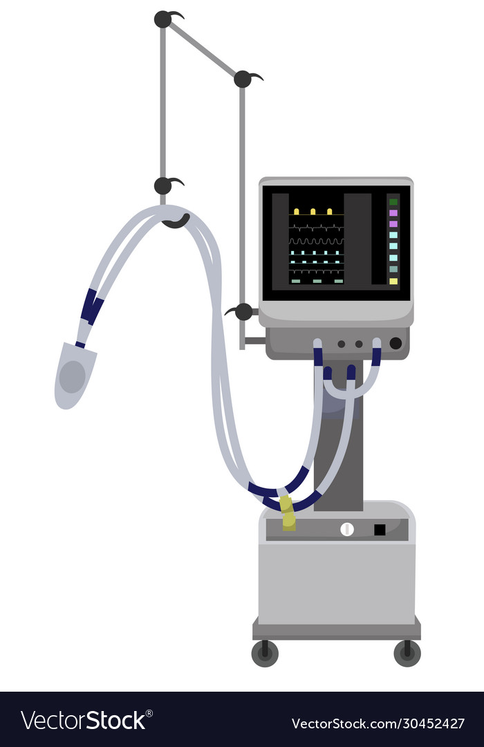 Artificial respiration apparatus Royalty Free Vector Image Artificial respiration apparatus Royalty Free Vector Image