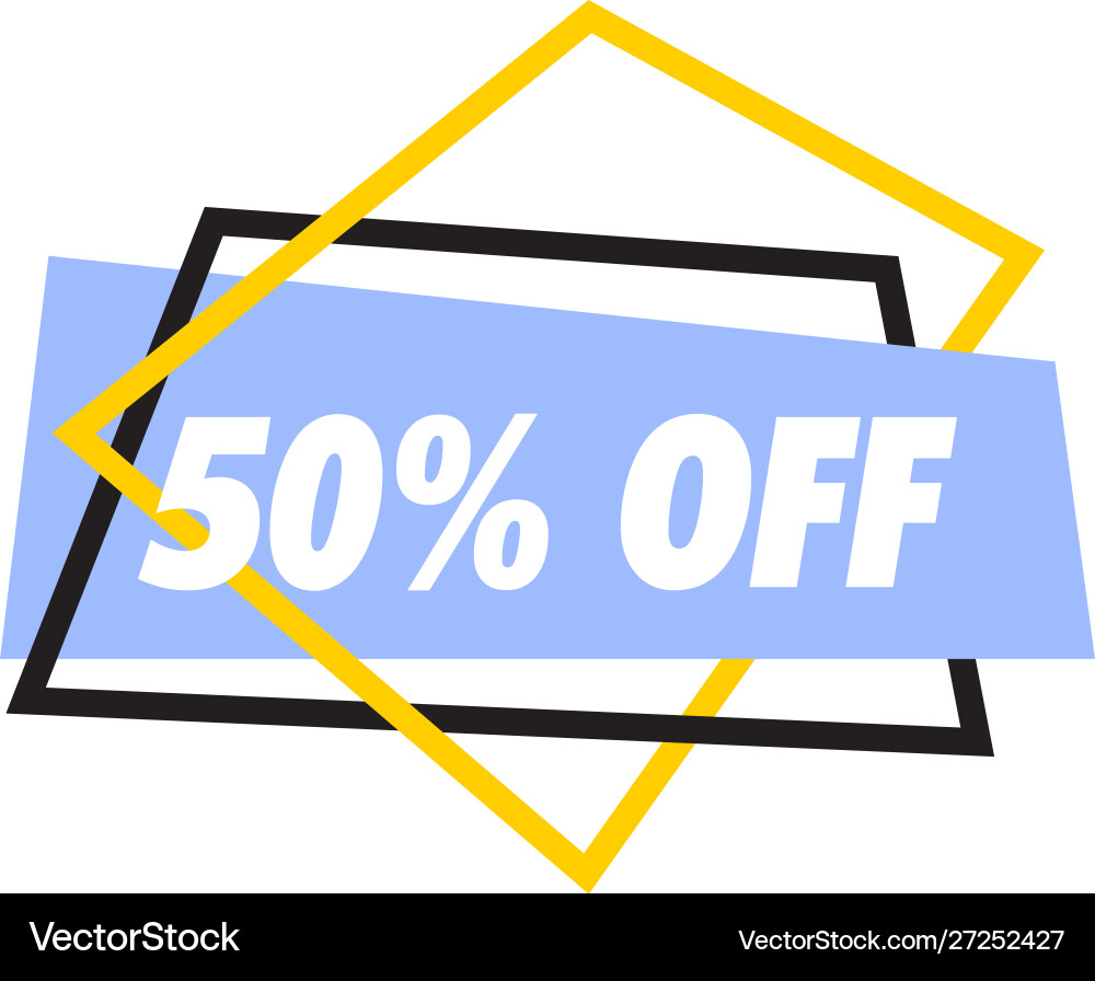 Banner sale graphic design template Royalty Free Vector