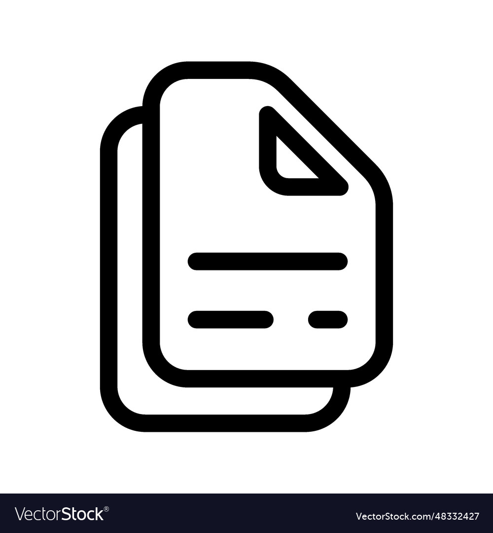 Files icon Royalty Free Vector Image - VectorStock