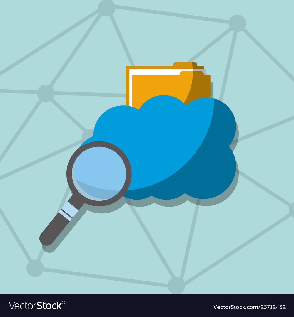 Data center technology Royalty Free Vector Image