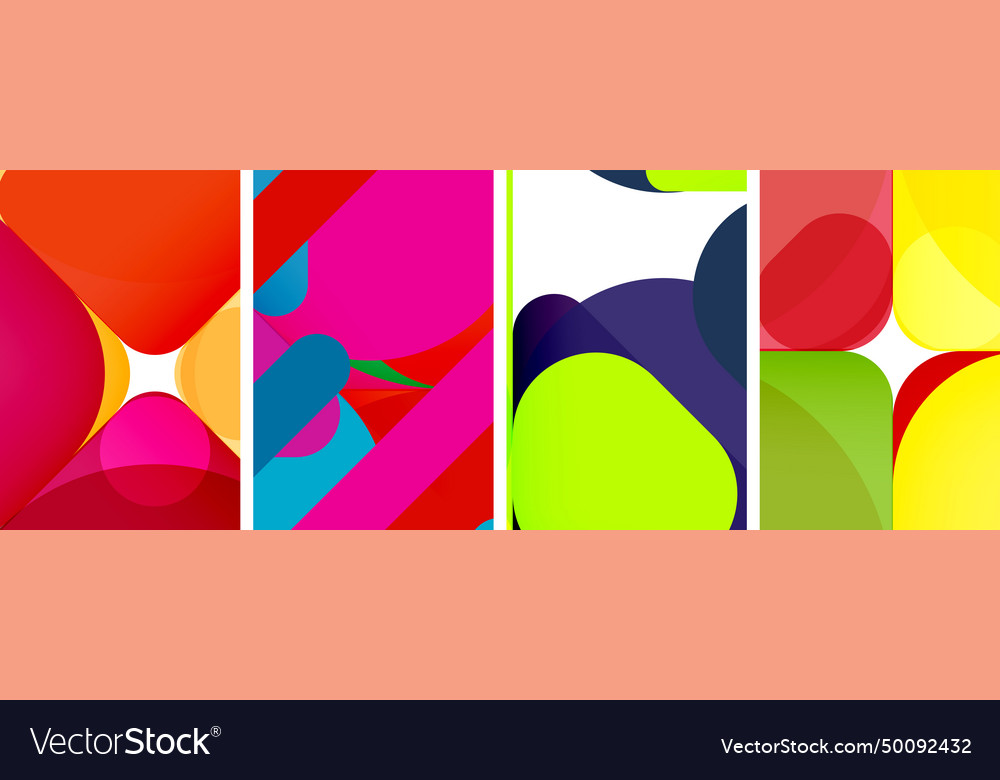 Geometric elements abstract backgrounds for Vector Image