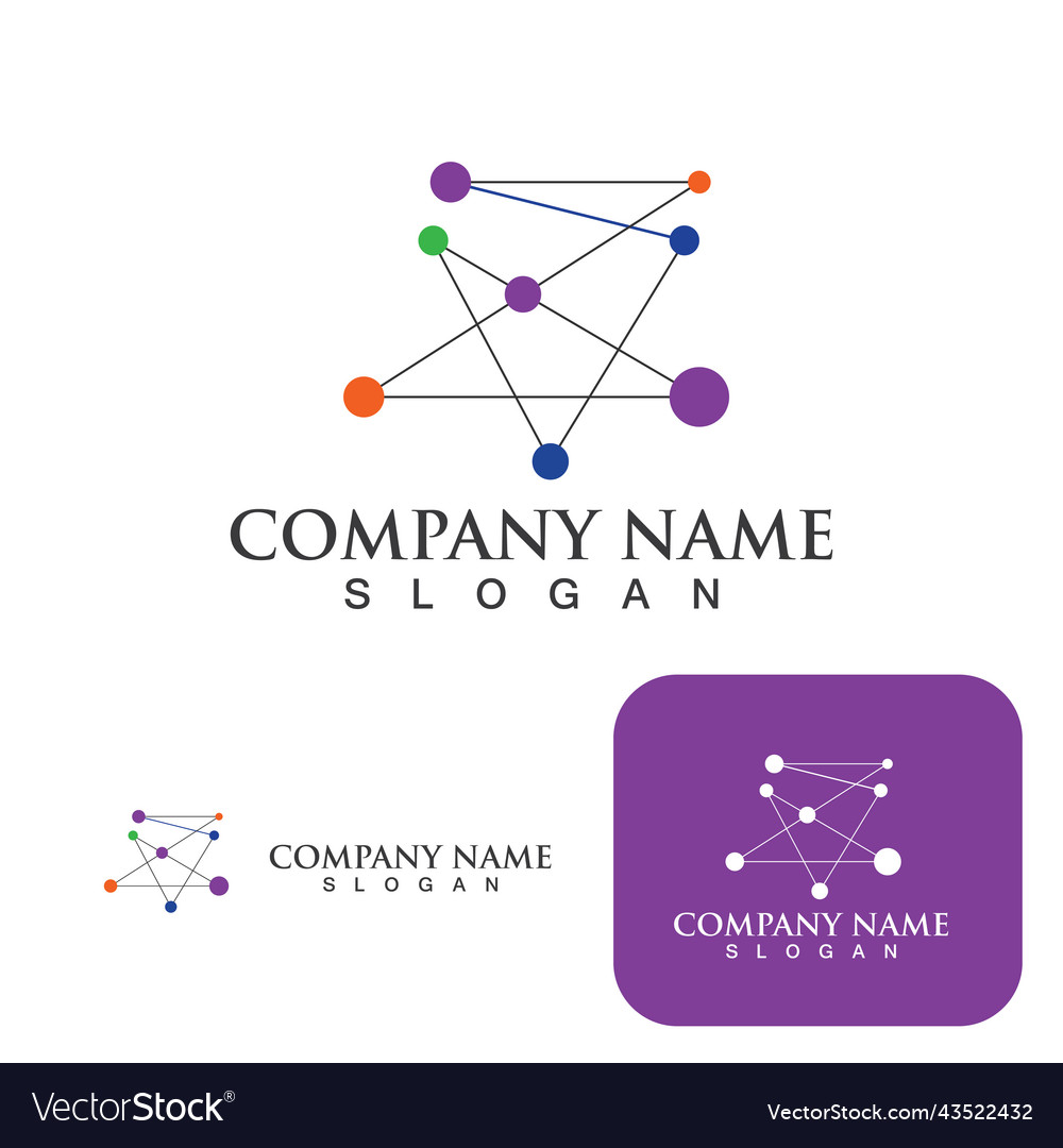 Molecule design Royalty Free Vector Image - VectorStock