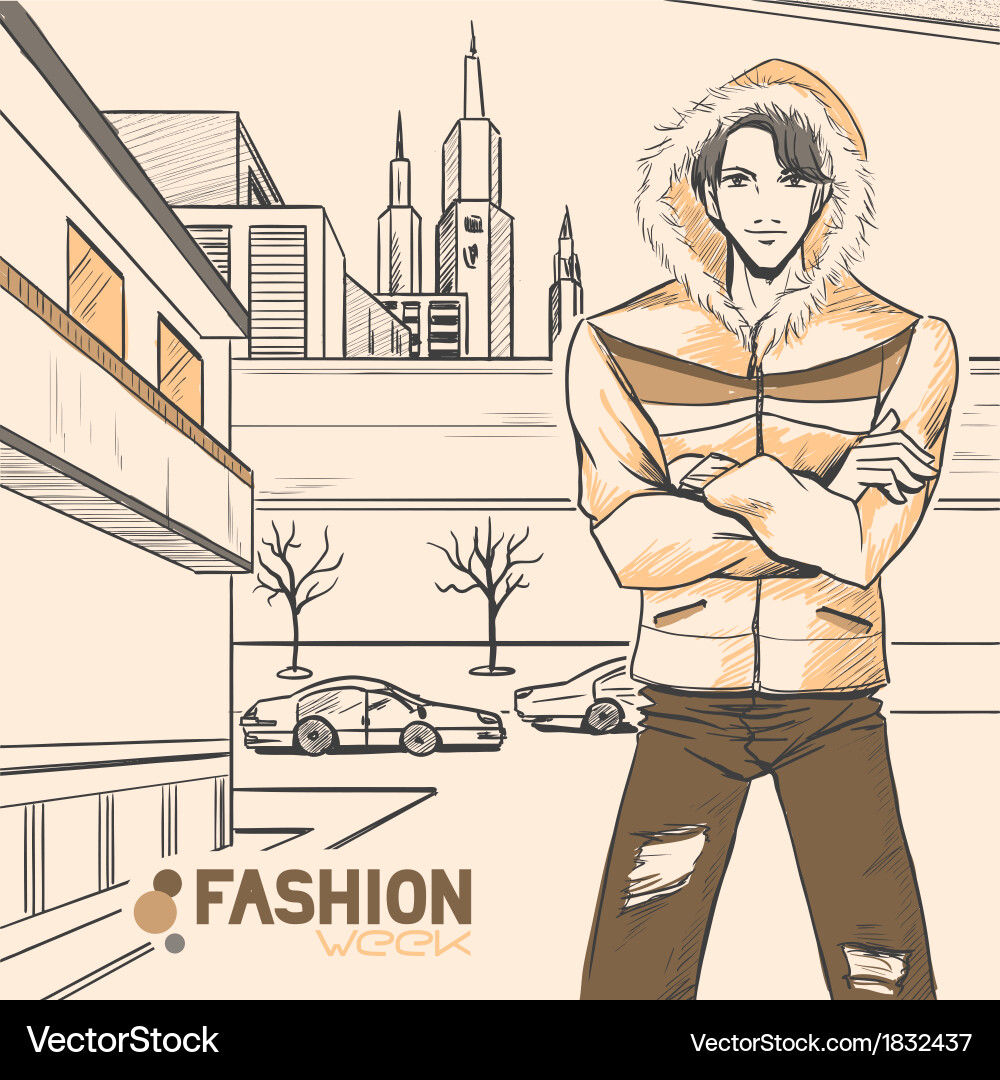 Fashion urban style Royalty Free Vector Image - VectorStock