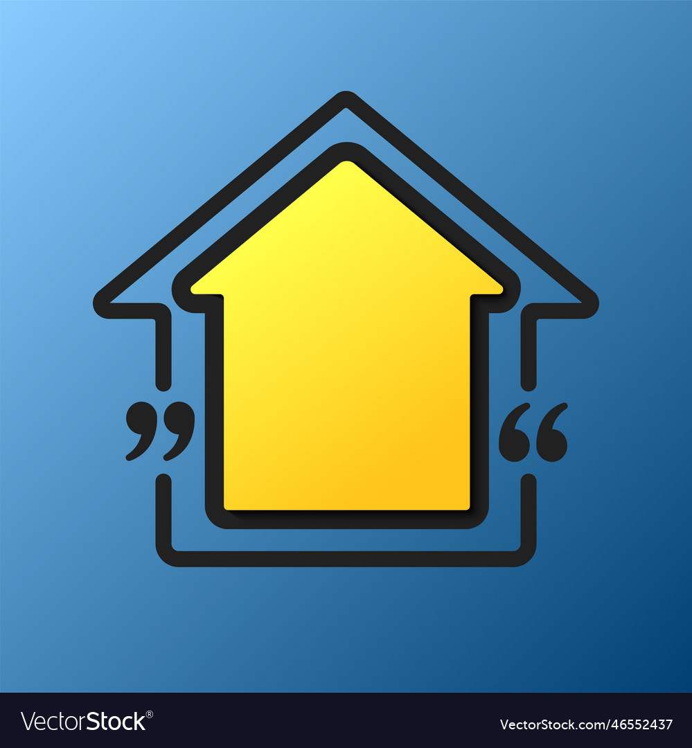 Quote frame blank text boxes message Royalty Free Vector