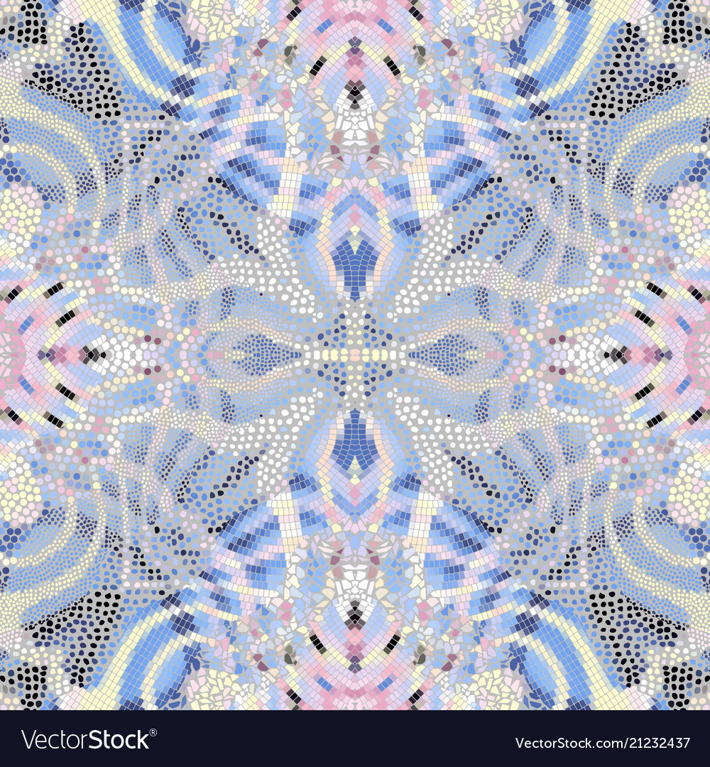 Seamless mosaic pattern Royalty Free Vector Image