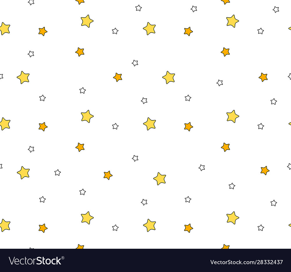 Seamless pattern with stars Royalty Free Vector Image