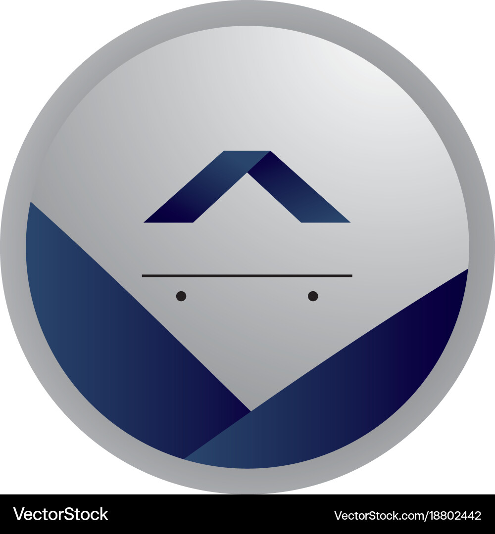 Branding button design Royalty Free Vector Image