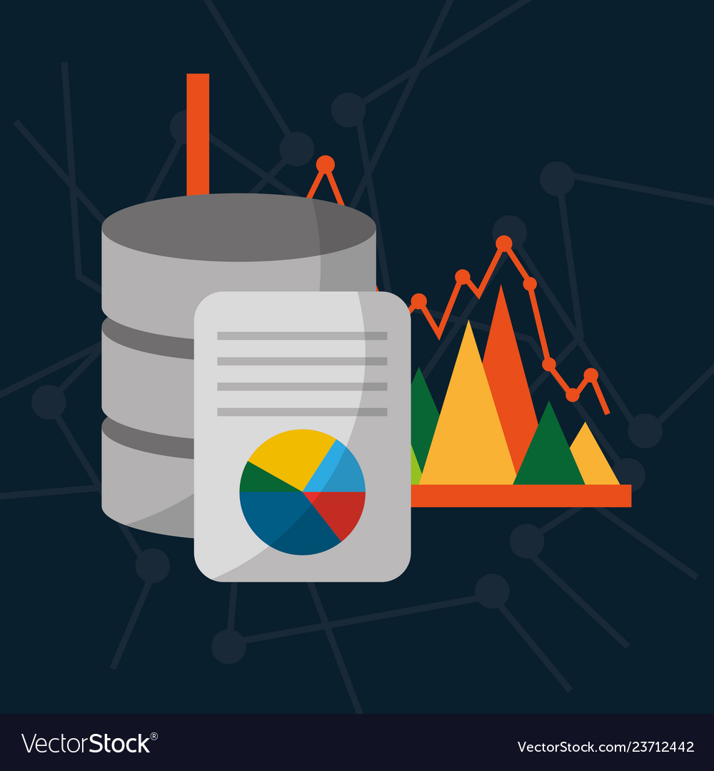Data center technology Royalty Free Vector Image