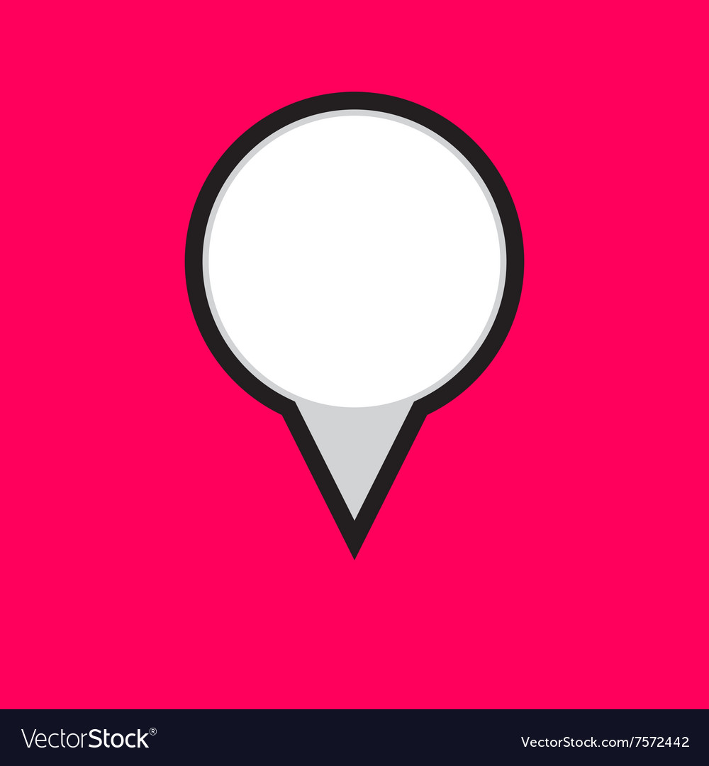 Map pointer Royalty Free Vector Image - VectorStock