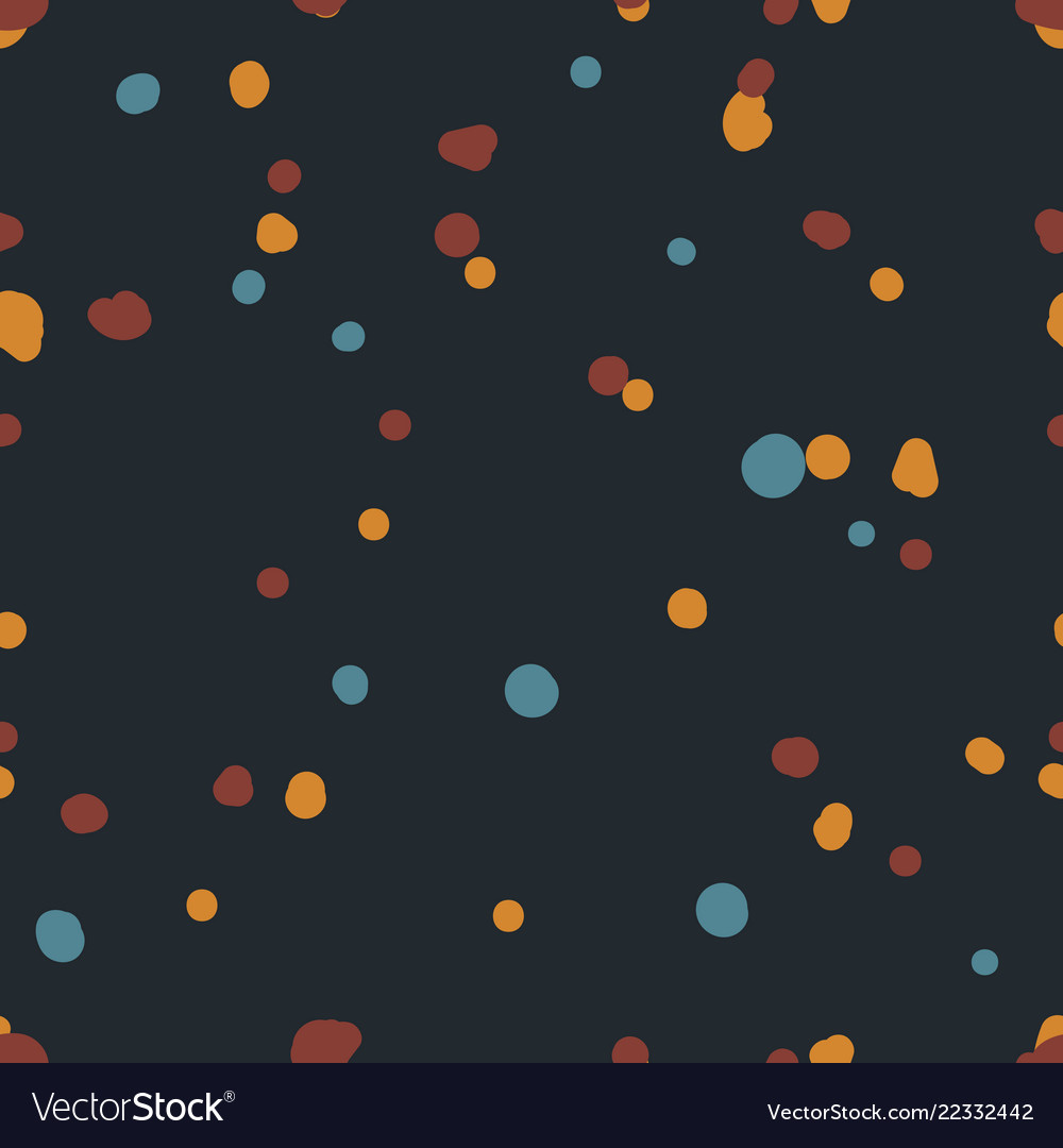 Seamless repeating pattern of color spots Vector Image
