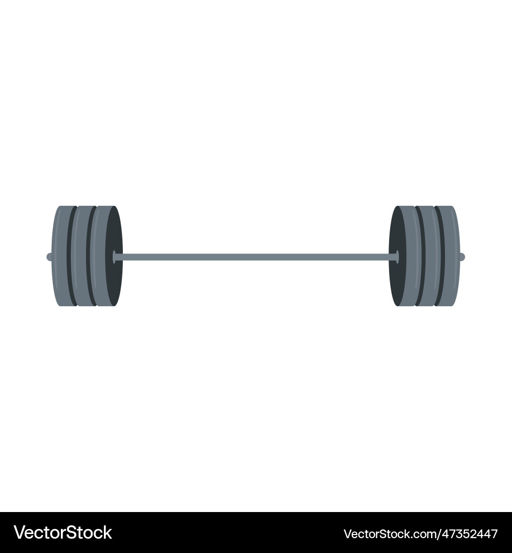 Barbell for lifestyle design Royalty Free Vector Image