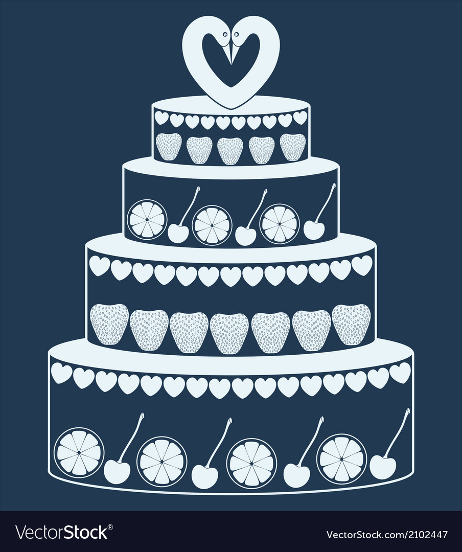 Cake Royalty Free Vector Image - VectorStock