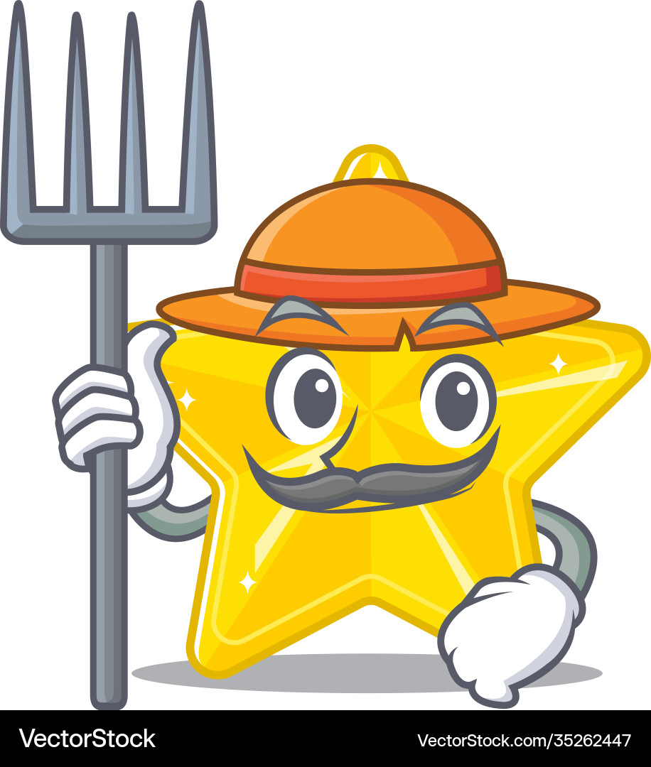 Cartoon character design shiny star Royalty Free Vector