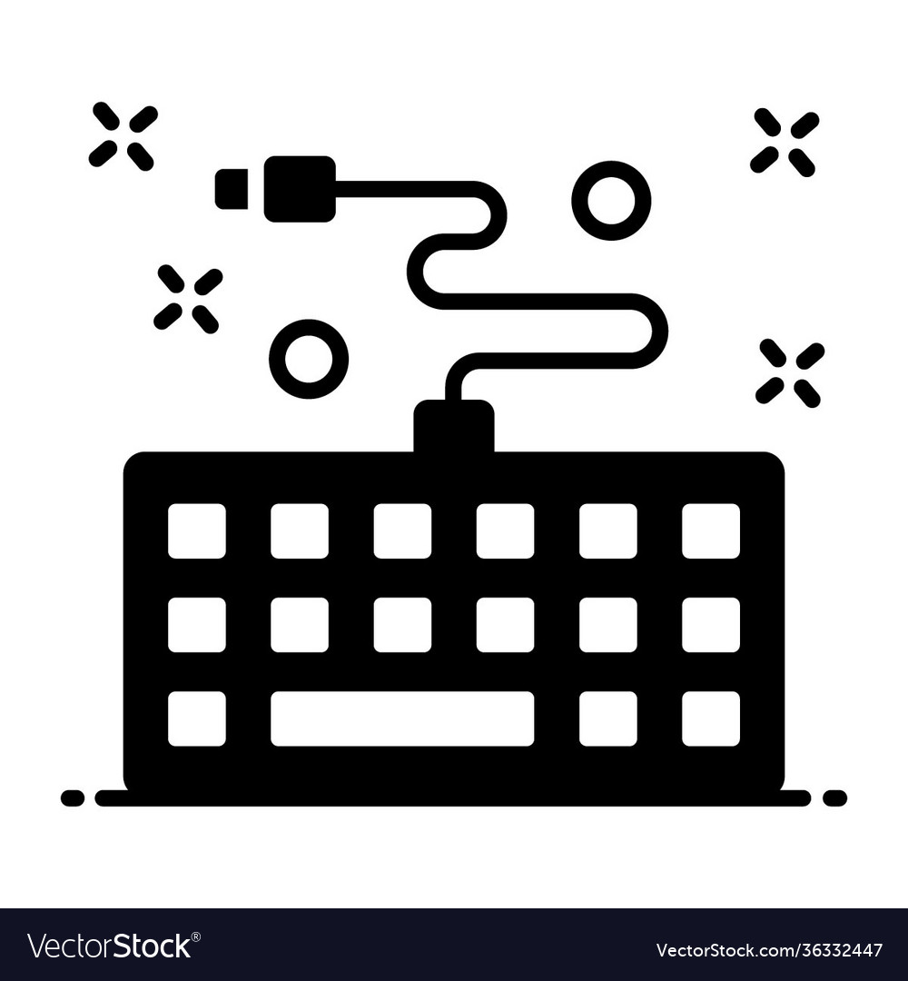 Keyboard Royalty Free Vector Image - VectorStock