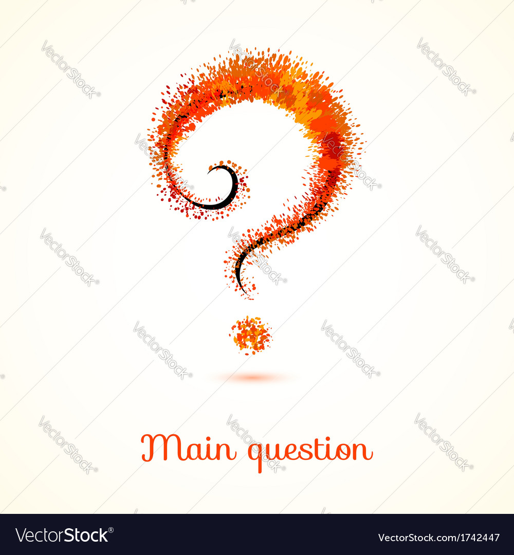 Question mark Royalty Free Vector Image - VectorStock
