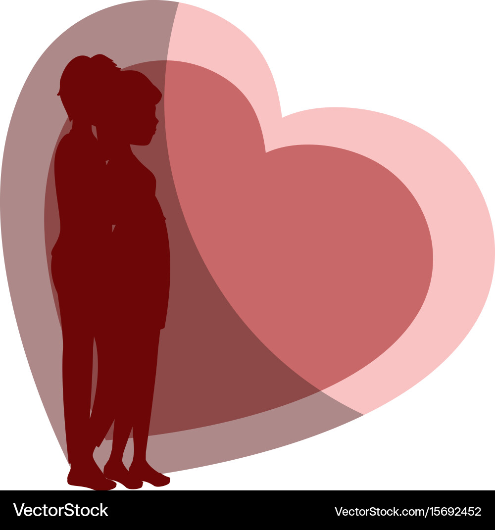 Beautiful and romantic couple Royalty Free Vector Image