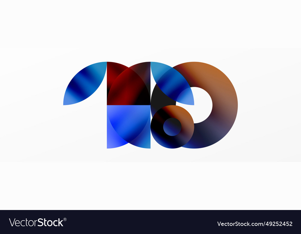 Circle and triangle abstract background concept Vector Image