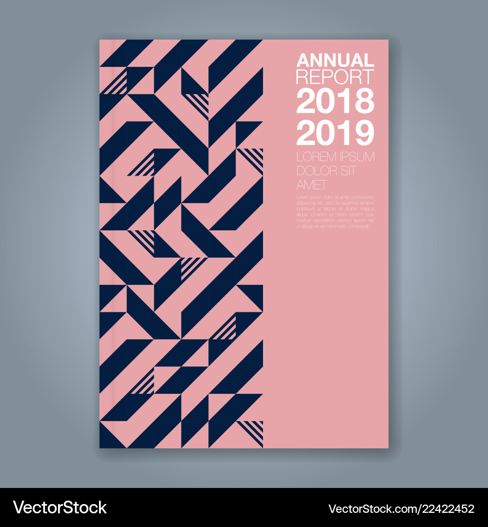Cover annual report 1203 Royalty Free Vector Image