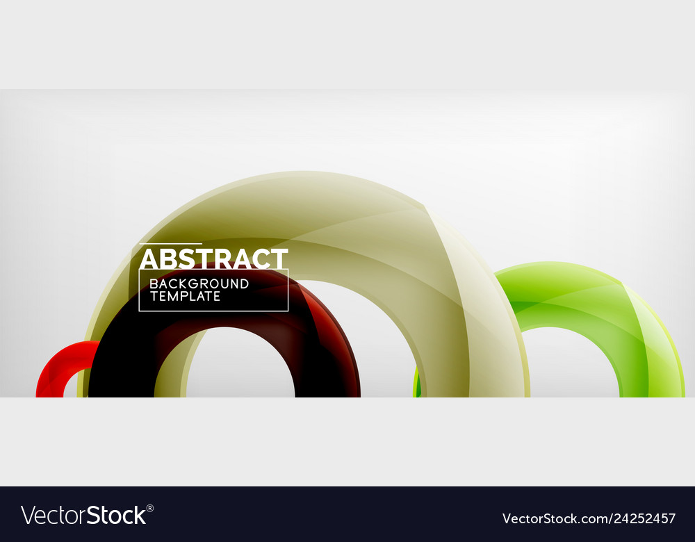 Circles abstract background Royalty Free Vector Image