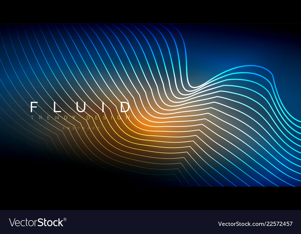 Digital flowing wave particles abstract background