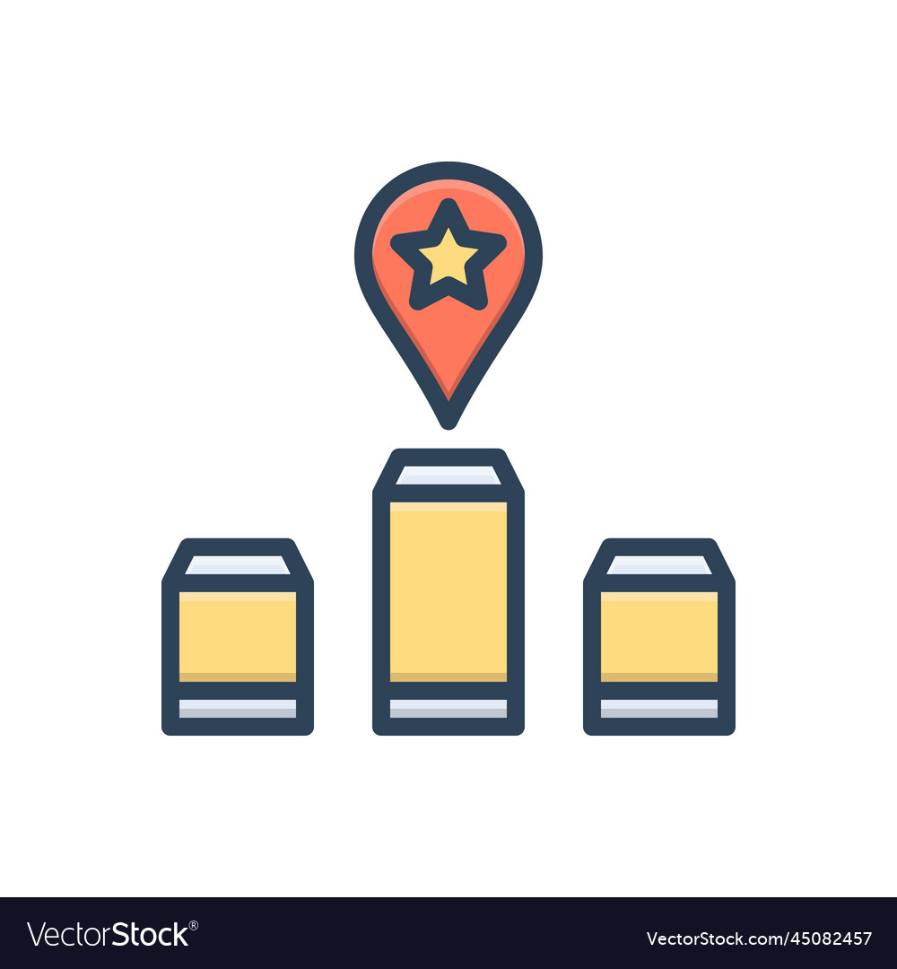 Positioning Royalty Free Vector Image - VectorStock