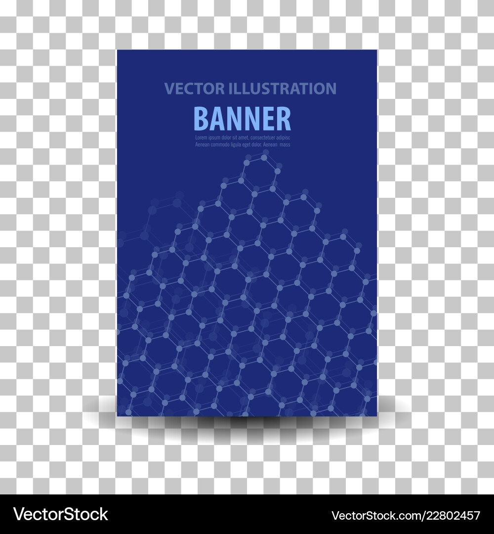Poster flyer pamphlet brochure cover design Vector Image