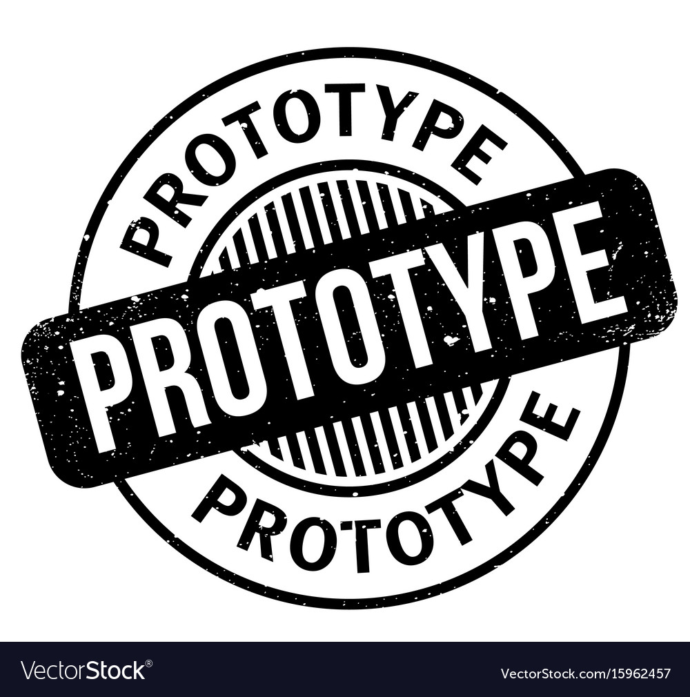 Prototype rubber stamp Royalty Free Vector Image