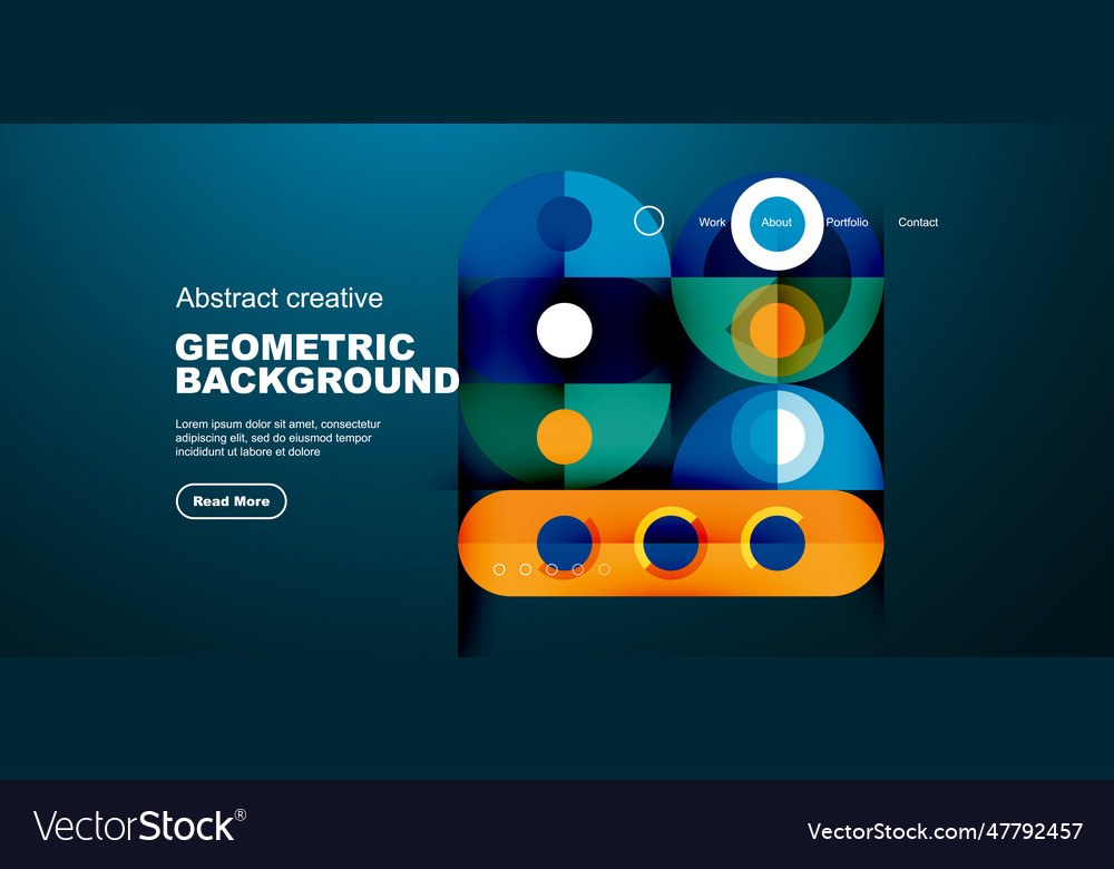Simple circles and round elements pattern Vector Image