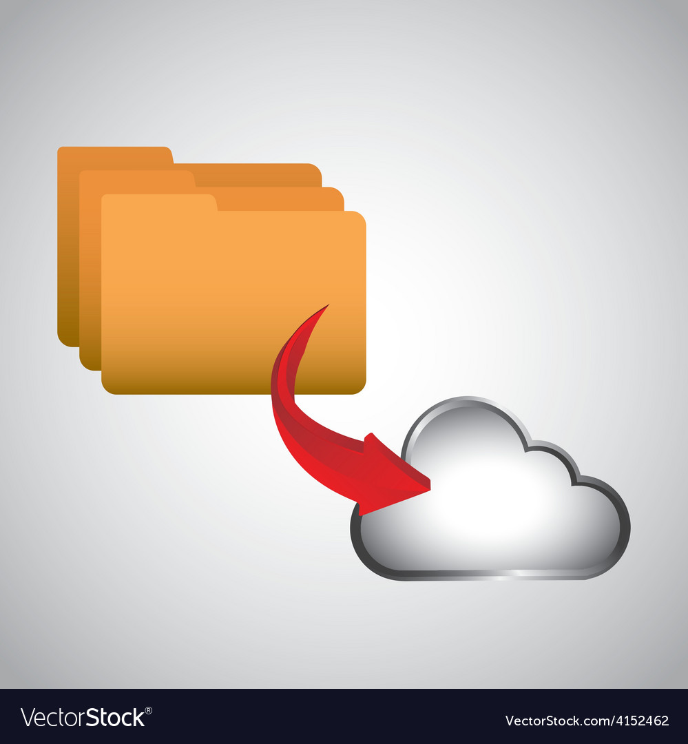 Cloud computing Royalty Free Vector Image - VectorStock