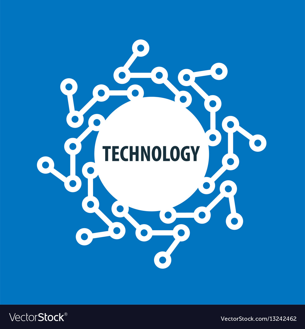 Logo technology Royalty Free Vector Image - VectorStock